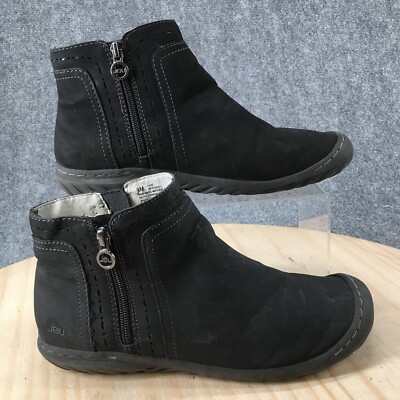 JBU By Jambu Boots Womens 9 M Juno Ankle Booties Black Faux Leather ...