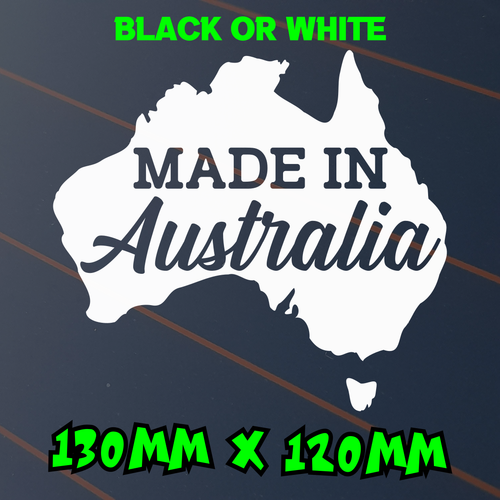 Made In Australia Sticker Car Decal Aussie Pride Southern Cross Country ...