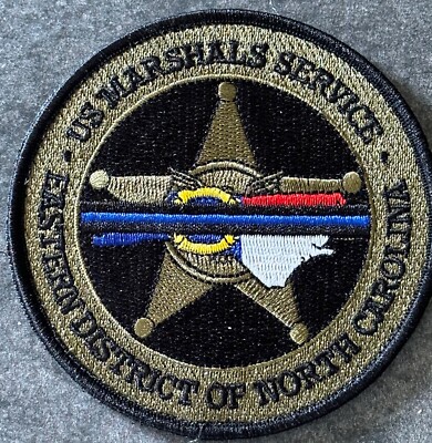 US Marshals Service EDofNC “TBL” +Hook Rare * Genuine Kokopelli Patch * | eBay