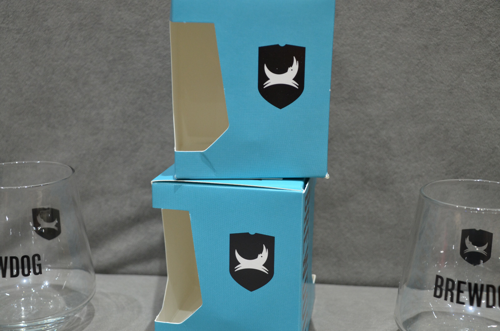 2x Brewdog One Pint 20oz Glass Laser Nucleated In Gift Box Christmas ...