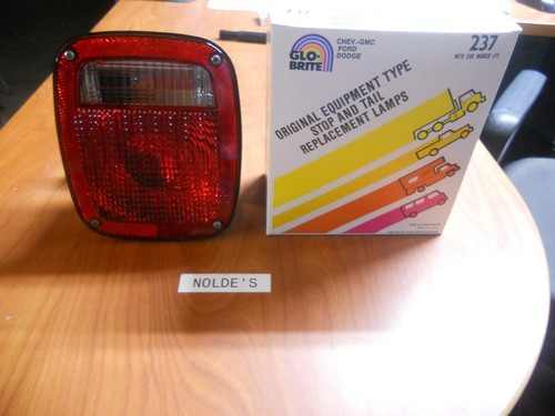 Glo-Brite Tail Lamp w/side marker lite 237 (CS1747 DS221 B1 & B2 ) | eBay