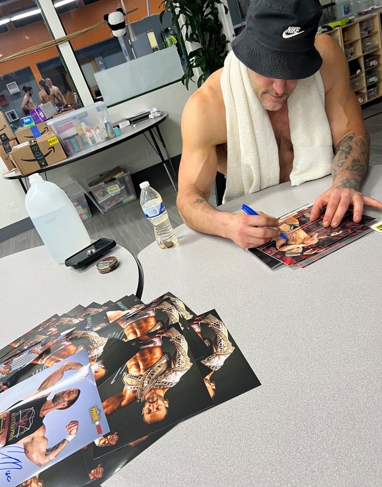 Chris Masters Adonis Signed 8x10 NWA Champion Pro Wrestling Photo WWE ...