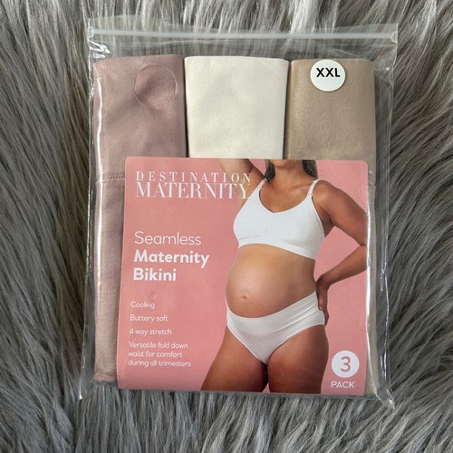 Destination Maternity Seamless Bikini Womens Size XXL Cooling Buttery ...