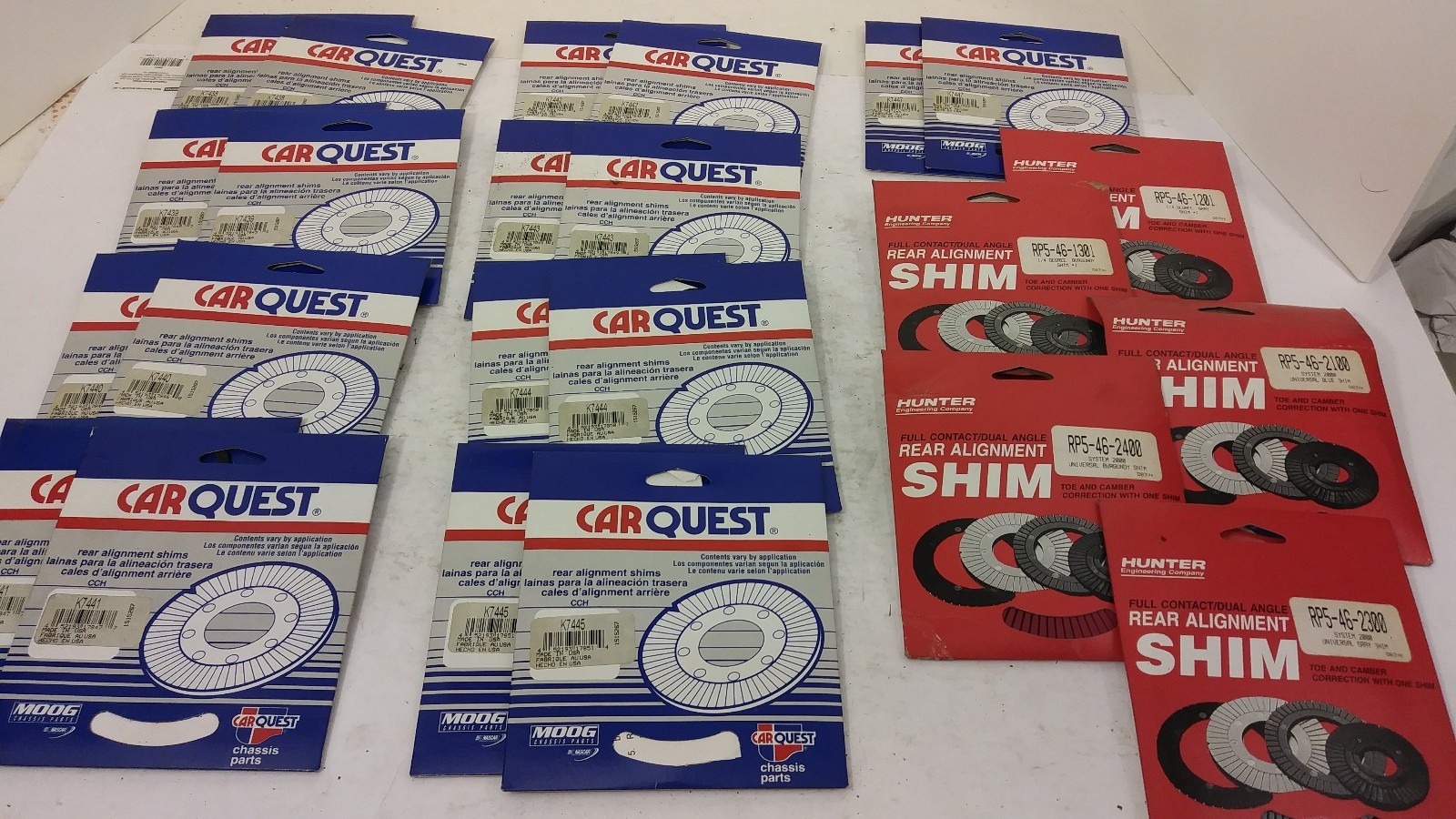23 Packs Rear Alignment Shims by Hunter and CarQuest | eBay