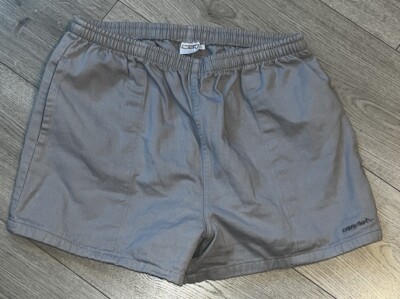 Crazy Shirts Shorts mens XLarge Twill Chino Gray Elastic Waist Lounge ...