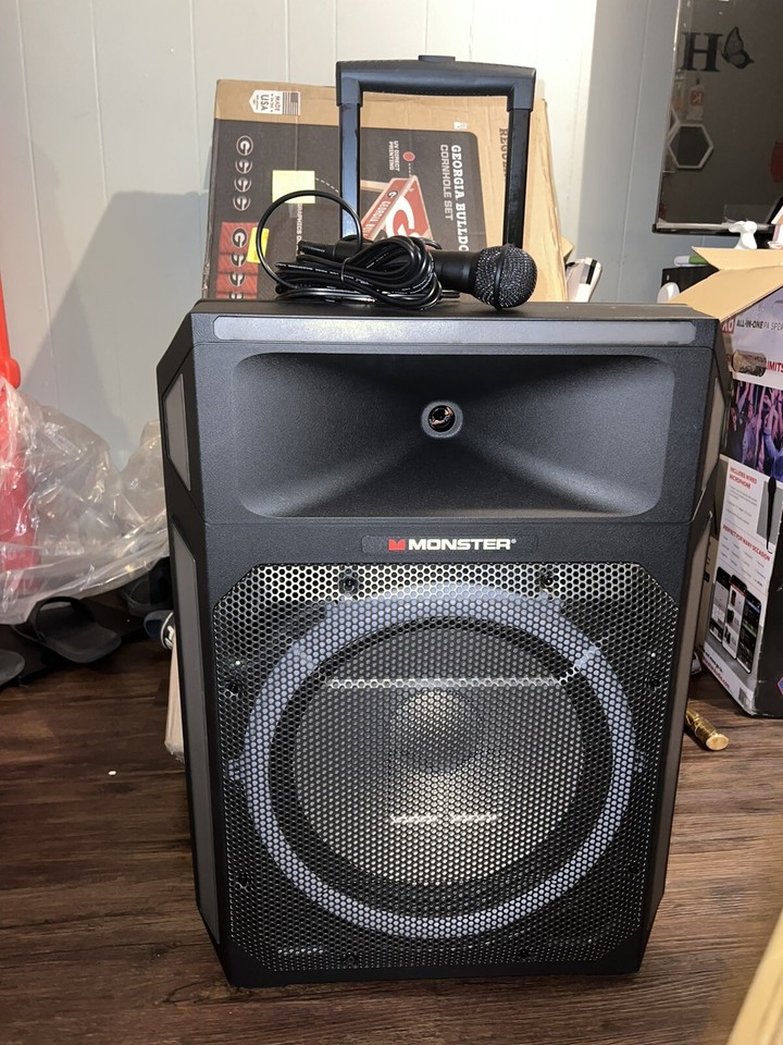 monster x6 all-in-one pa bluetooth speaker system | eBay