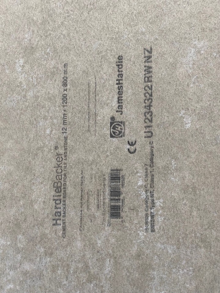 HardieBacker - cement backer board for tile and stone 12mm X 1200mm X ...