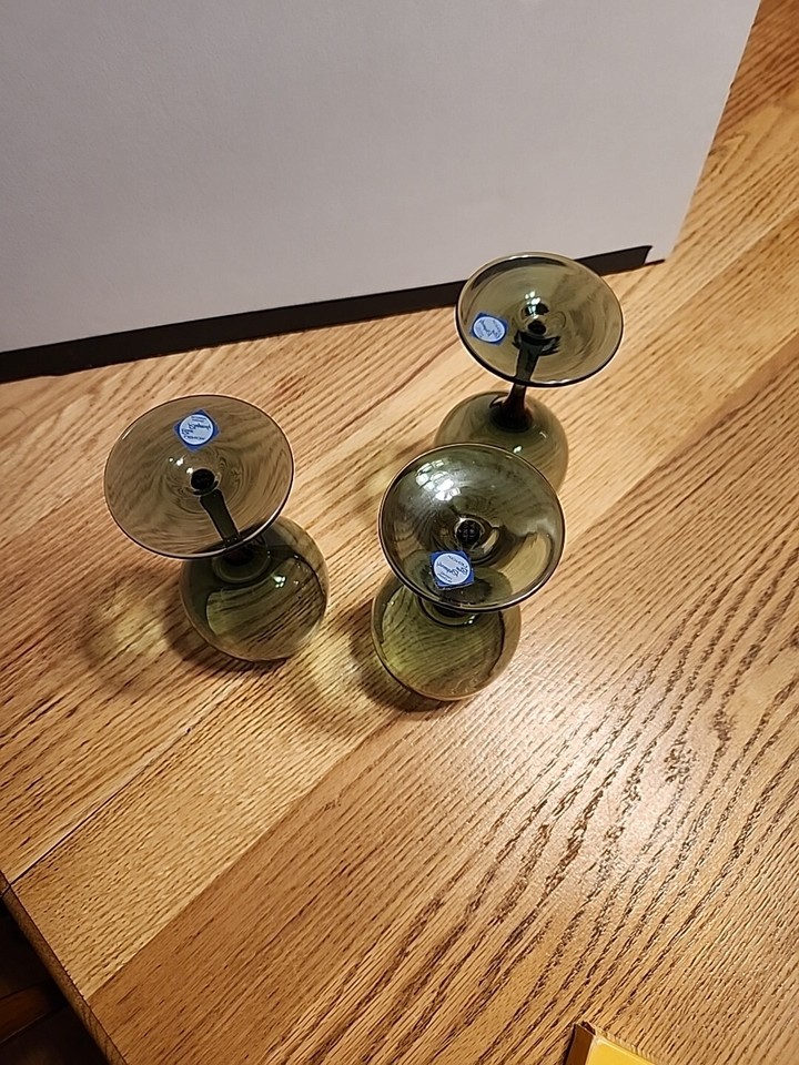 3 Lenox Blue Rhapsody Wine Glasses 314814 | eBay