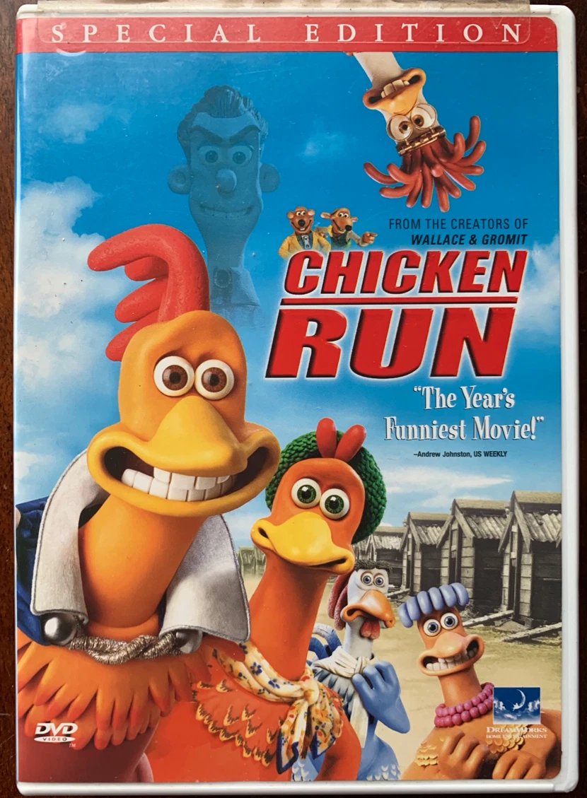 Dreamworks Chicken Run Dvd