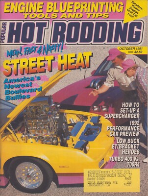 Popular Hot Rodding Magazine - October 1991 - Engine Blueprinting Tools ...