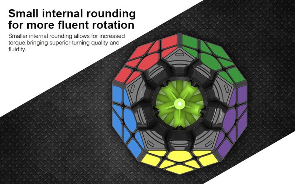 12 Sided QiYi Megaminx QiHeng Speed Cube Magic Twist 3D Puzzle Brain ...