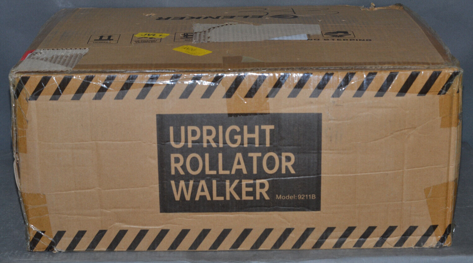 HFK-9211B ELENKER® Upright Rollator Stand Up Walker with Shock ...