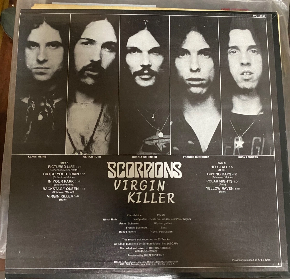 Scorpions Virgin Killer Album Cover