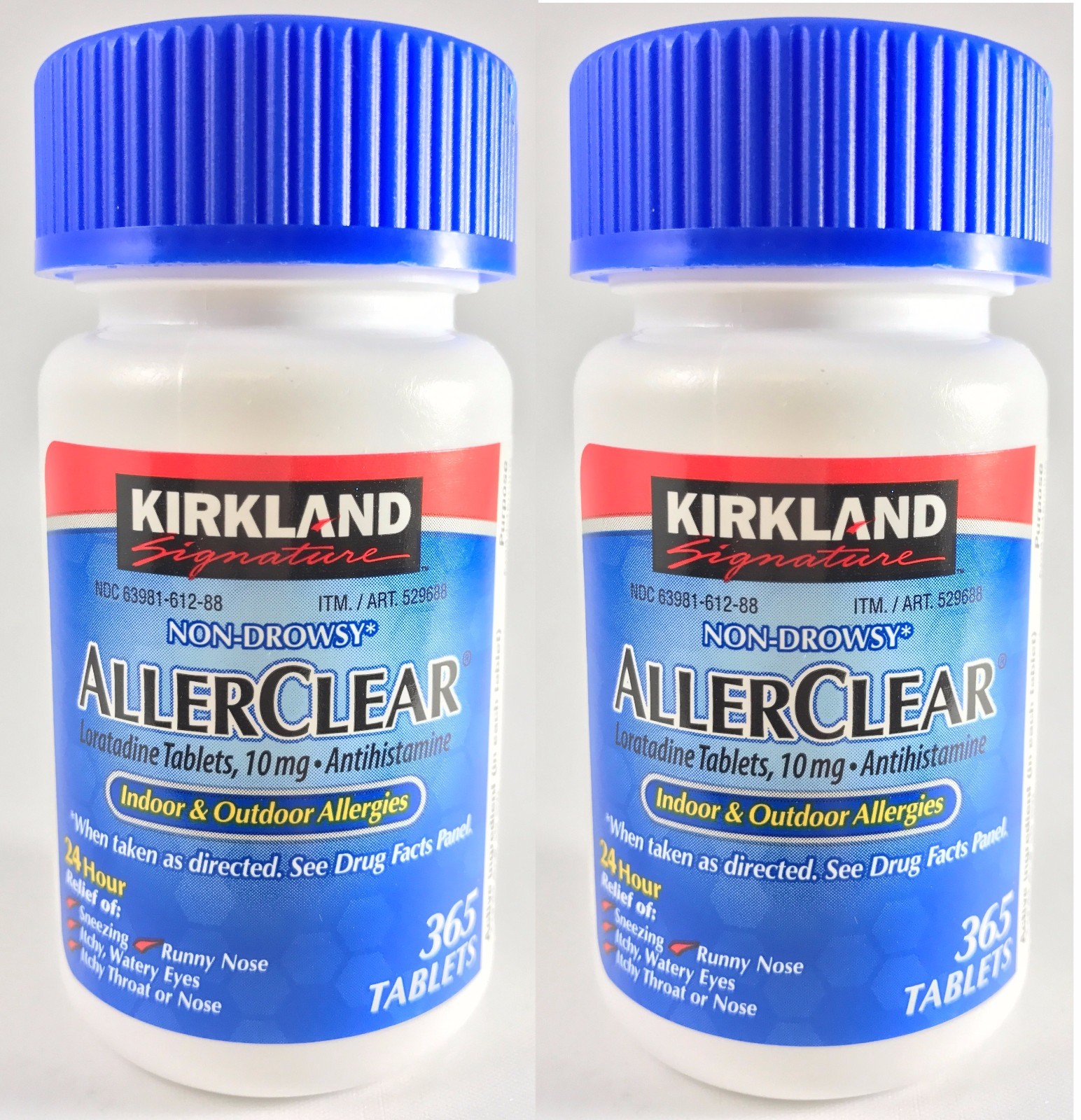 Kirkland AllerClear Non-Drowsy 10mg 365 Tablets x 2 | eBay