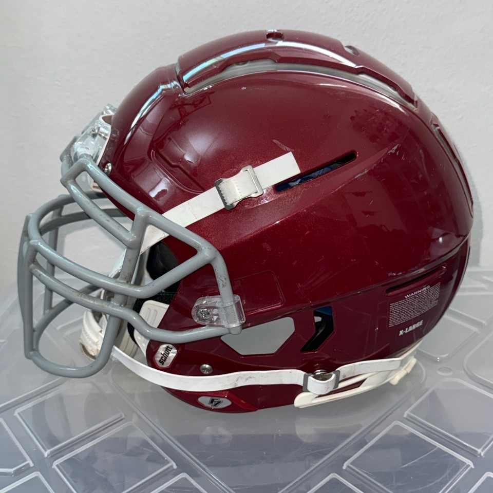 Schutt F7 VTD Adult Football Helmet XL Metallic Dark Red | eBay