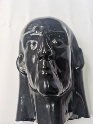 2.0mm heavy latex mask Men heavy mask closed eyes fit 59-62cm | eBay