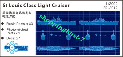 Snowman SR-2012 1/2000 St Louis Class Light Cruiser Model Kit | eBay