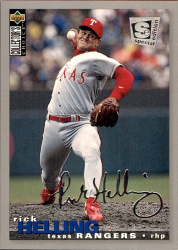1995 Collector's Choice SE SILVER SIGNATURE #181 Rick Helling TEXAS ...