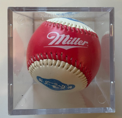 Miller Park Baseball in plastic case with Miller Beer Logo | eBay