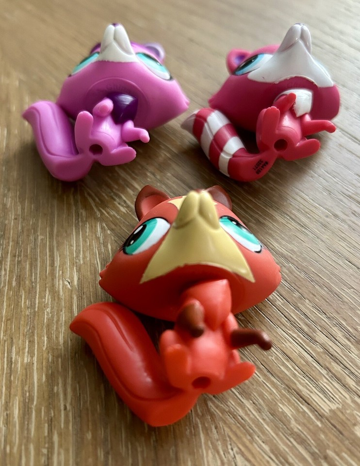 Littlest Pet Shop LPS Authentic Generation 4 Fox Lot #3221 #3269 #3298 ...