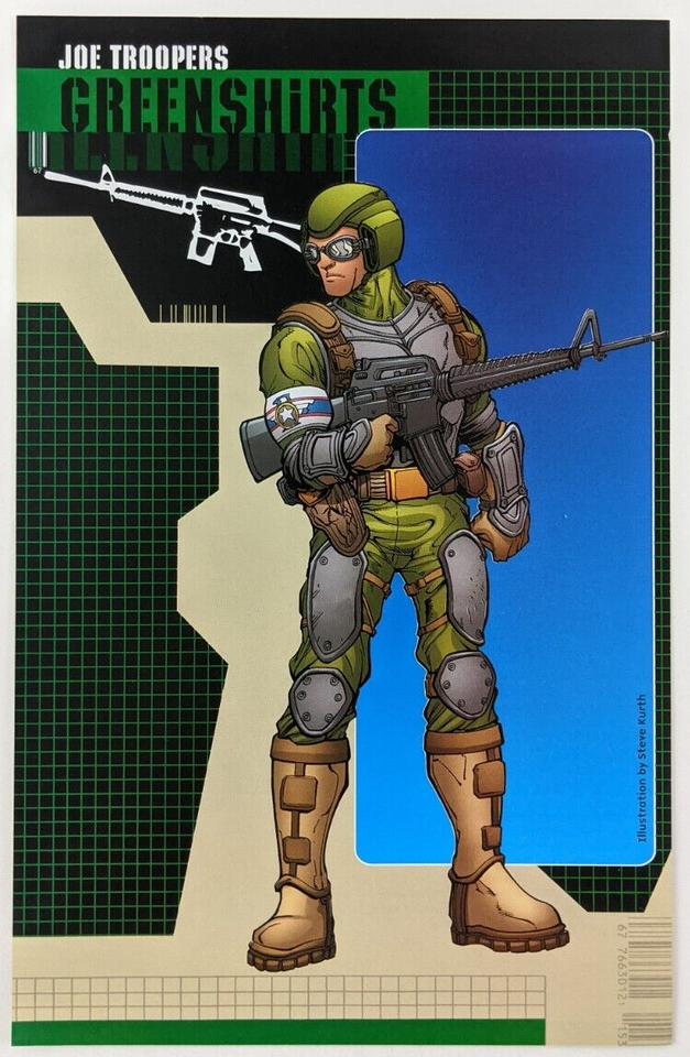 Kamakura Greenshirts GI Joe Comic Poster Art PROMO Original Pin-Up ...