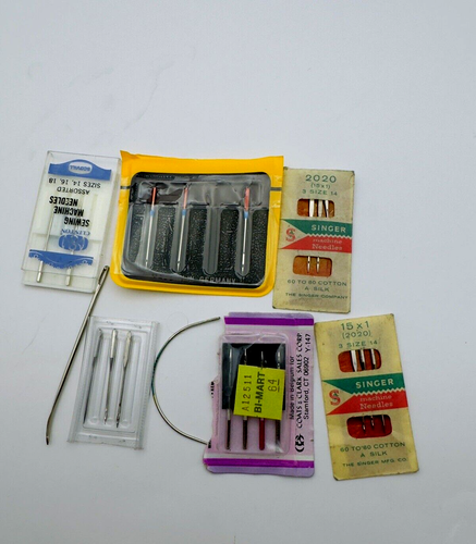 Sewing Machine Needles Lot Assorted Sizes Open Packages | eBay