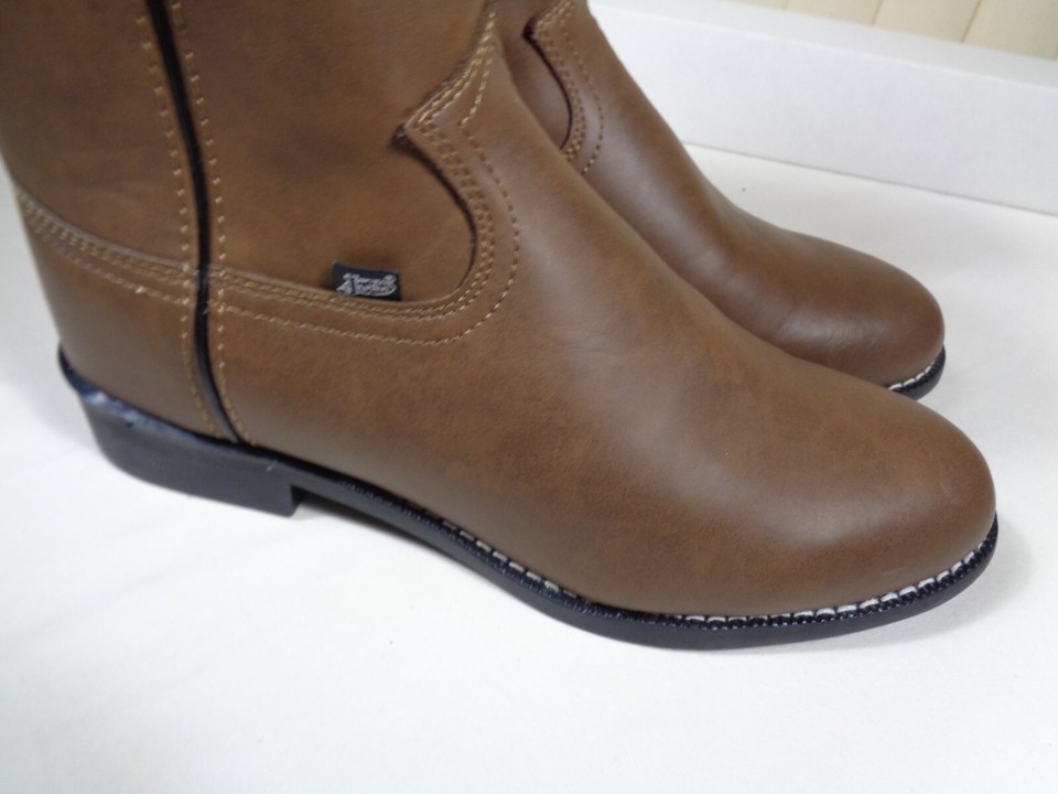 Justin basics Roper Clay Brown Casual Boots JB3001 men's sz 9 1/2 EE ...