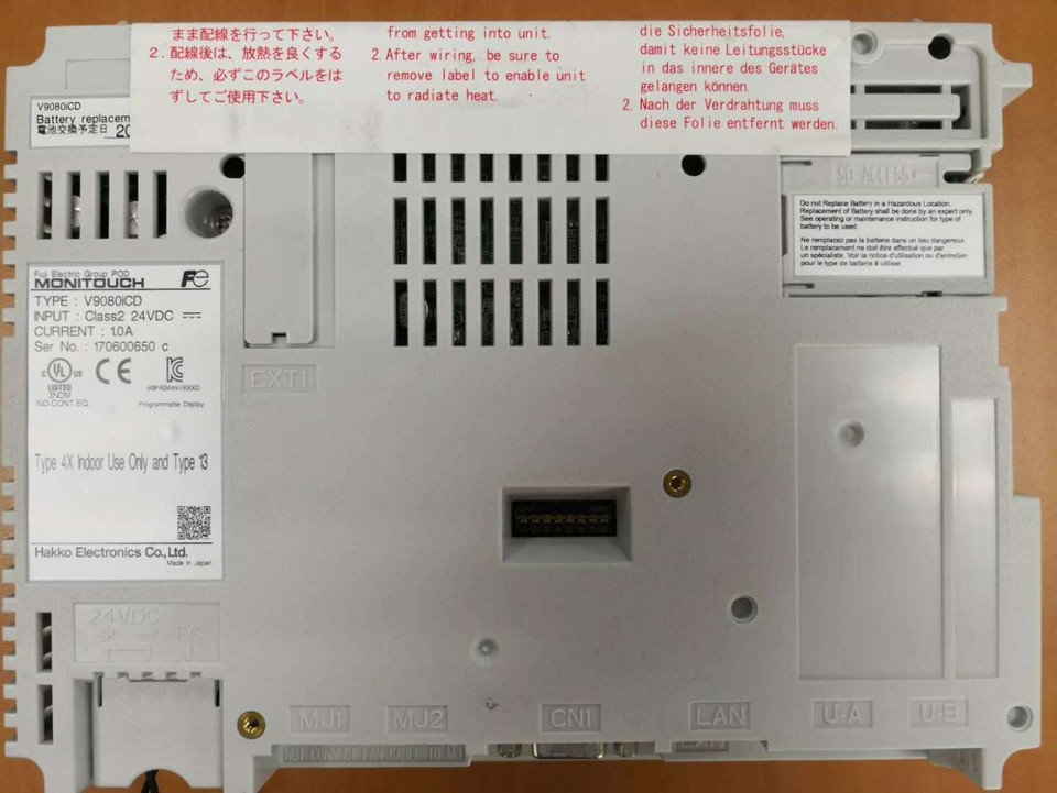 FUJI HMI V9080ICD HAKKO Touch Screen Panel New In Box Expedited ...