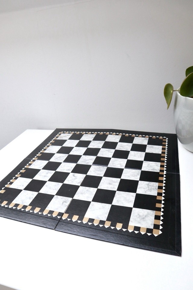 Thorntons Black and White Foldable Chess Board | eBay UK
