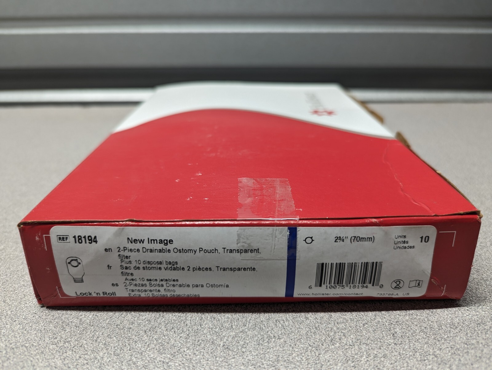 HOLLISTER 18194 1 box of 10 Drainable Pouches, 2-3/4" Flange, Expires 2026 610075181940 | eBay