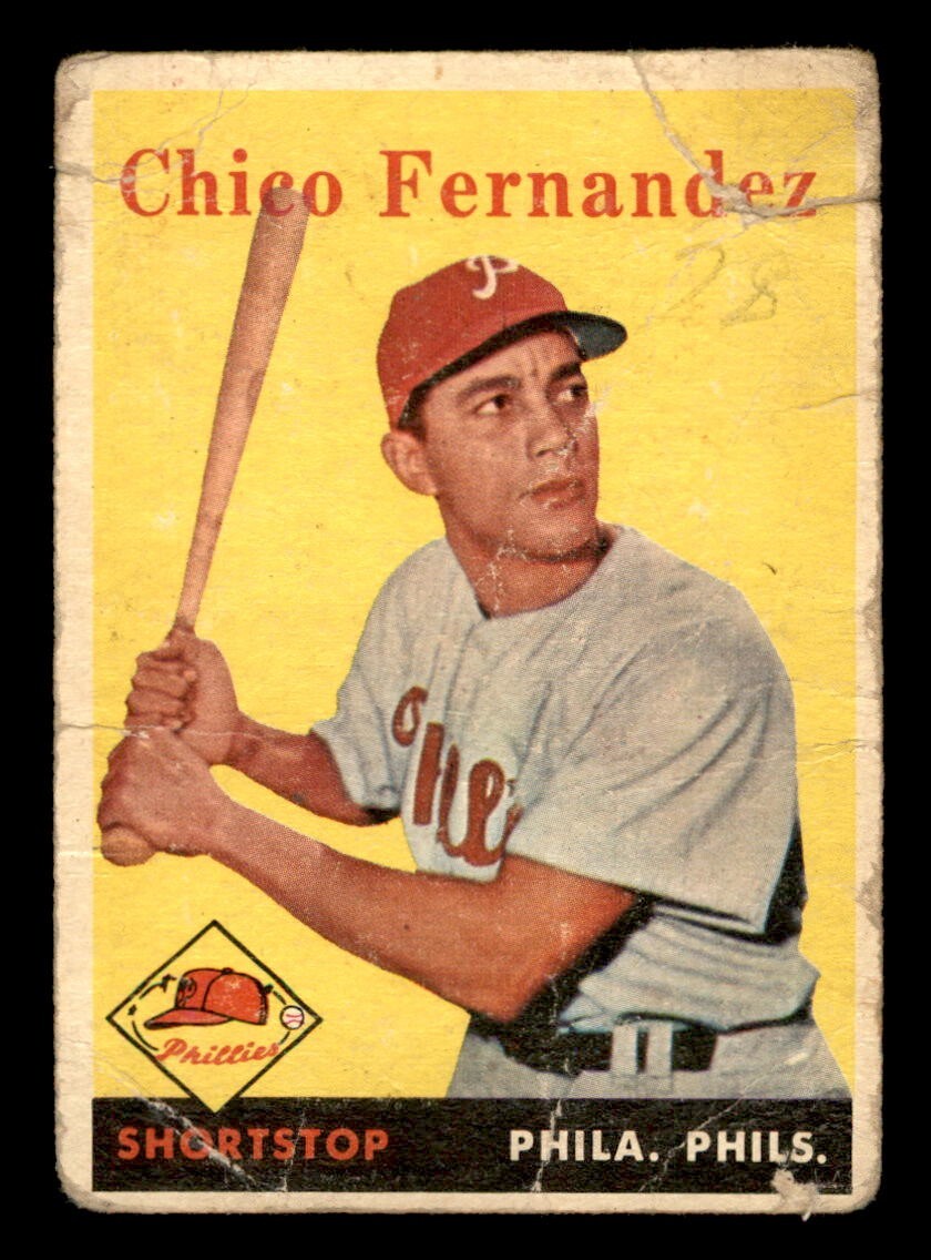 1958 Topps Baseball #348 Chico Fernandez PR *e1 | eBay