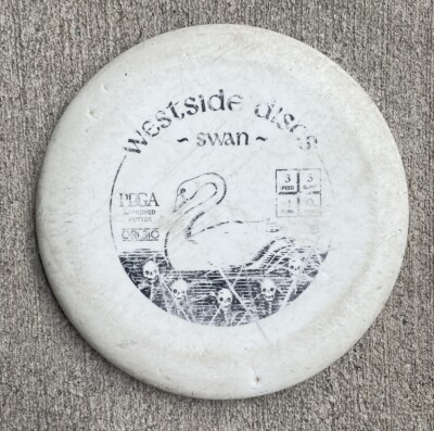 Westside Discs Swan Skull Edition Origio White/Black 175g Putter 7/10 ...