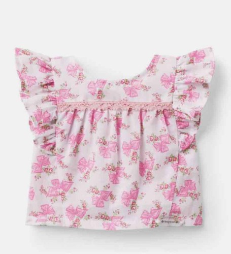 New American Girl Love Shack Fancy Floral Flutter TOP~Rose~Mix & Match ...
