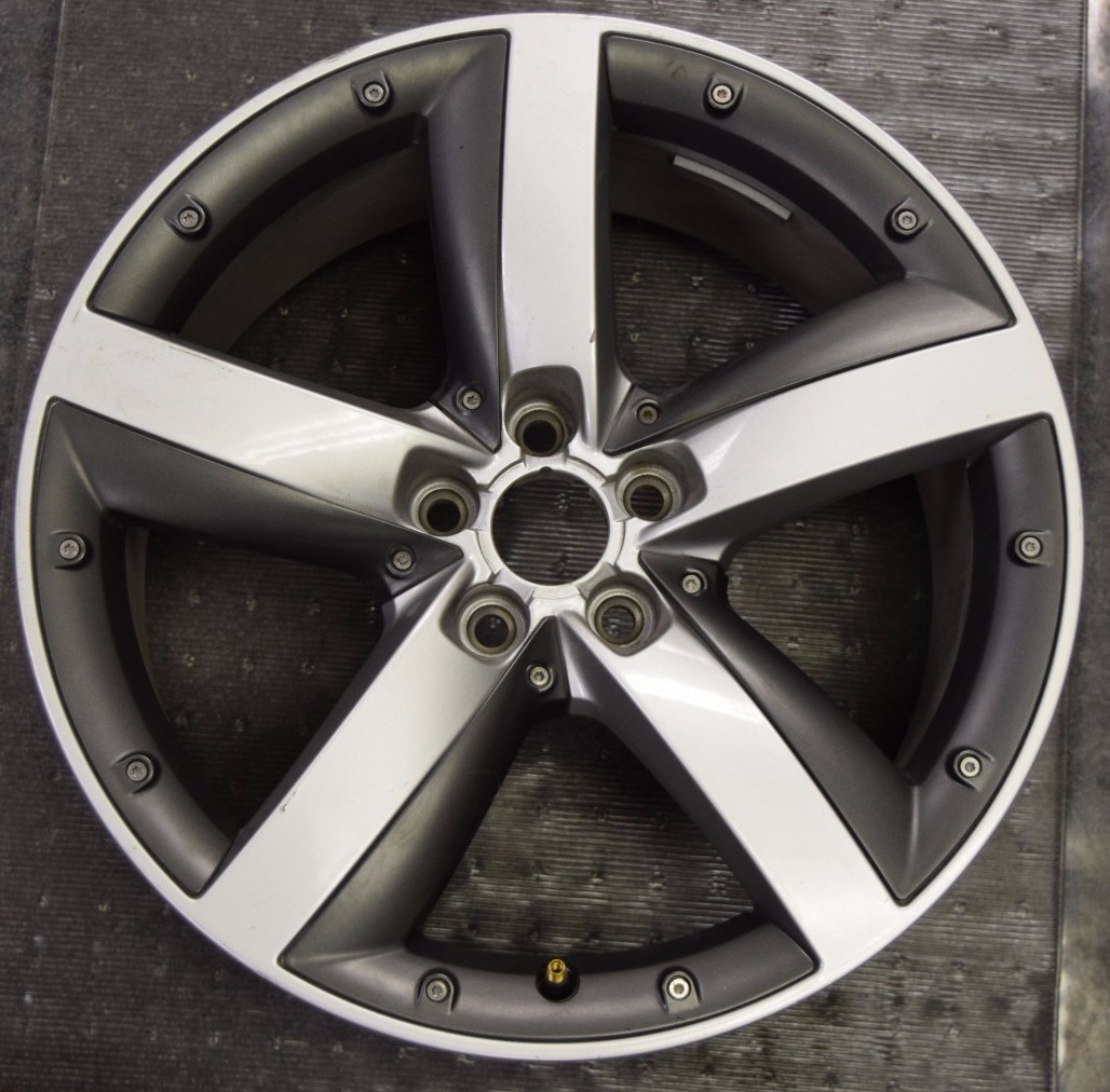 Audi A1 8X OEM Wheel Rim 8X0601025E 17x7.5 ET36 Silver with Charcoal ...