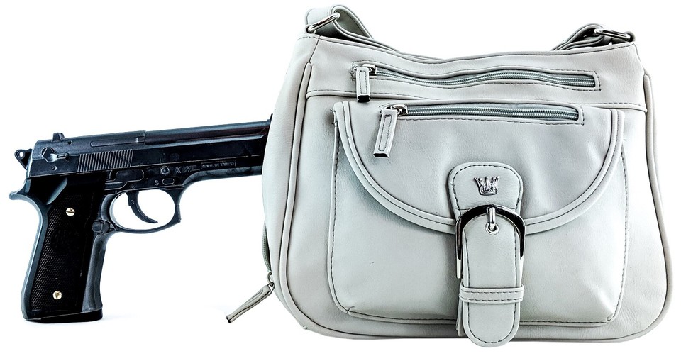 Purse King Pistol CCW Concealed Carry Handbag & Crossbody Bag, Gun ...