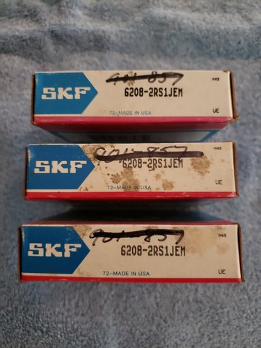 SKF 6208-2RS1JEM Ball Bearing Lot of 3 pcs. | eBay