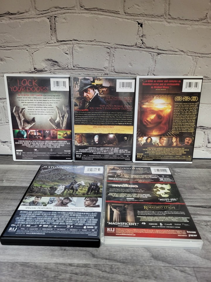 RLJ Horror DVD Lot Supernatural Set Pilgrimage Aberration The Marrow ...