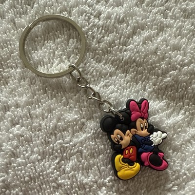 Mickey Minnie Mouse (Disney) Silicon And Stainless Steel Keys Keychain ...