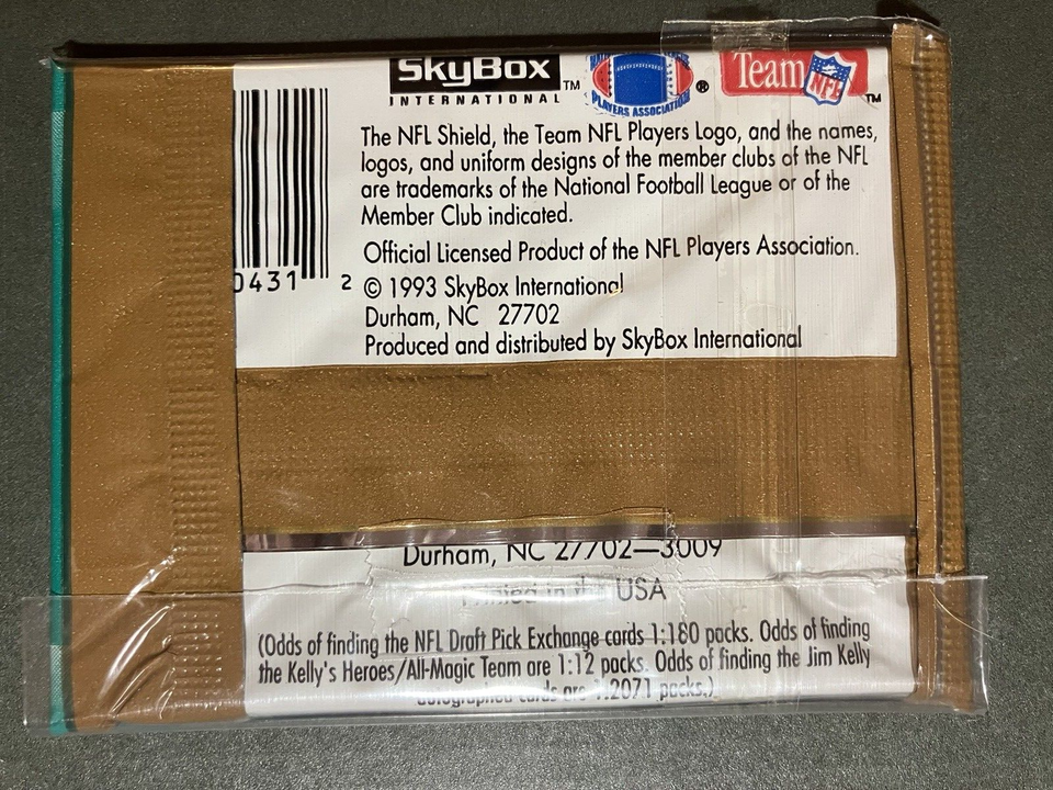 1993 Series Skybox Impact Unopened Sealed Pack Of 12 Football Cards | eBay