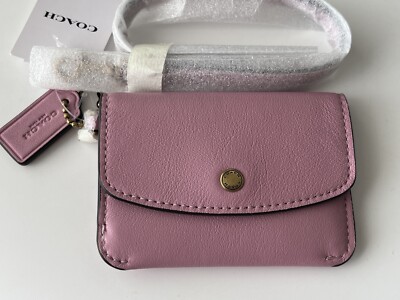 COACH Pink Card Case Pouch Wristlet | eBay