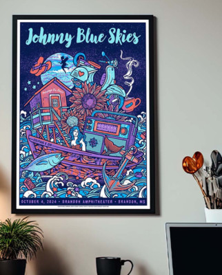 Johnny Blue Skies Tonight Poster For Sturgill Simpson In Brandon Poster ...