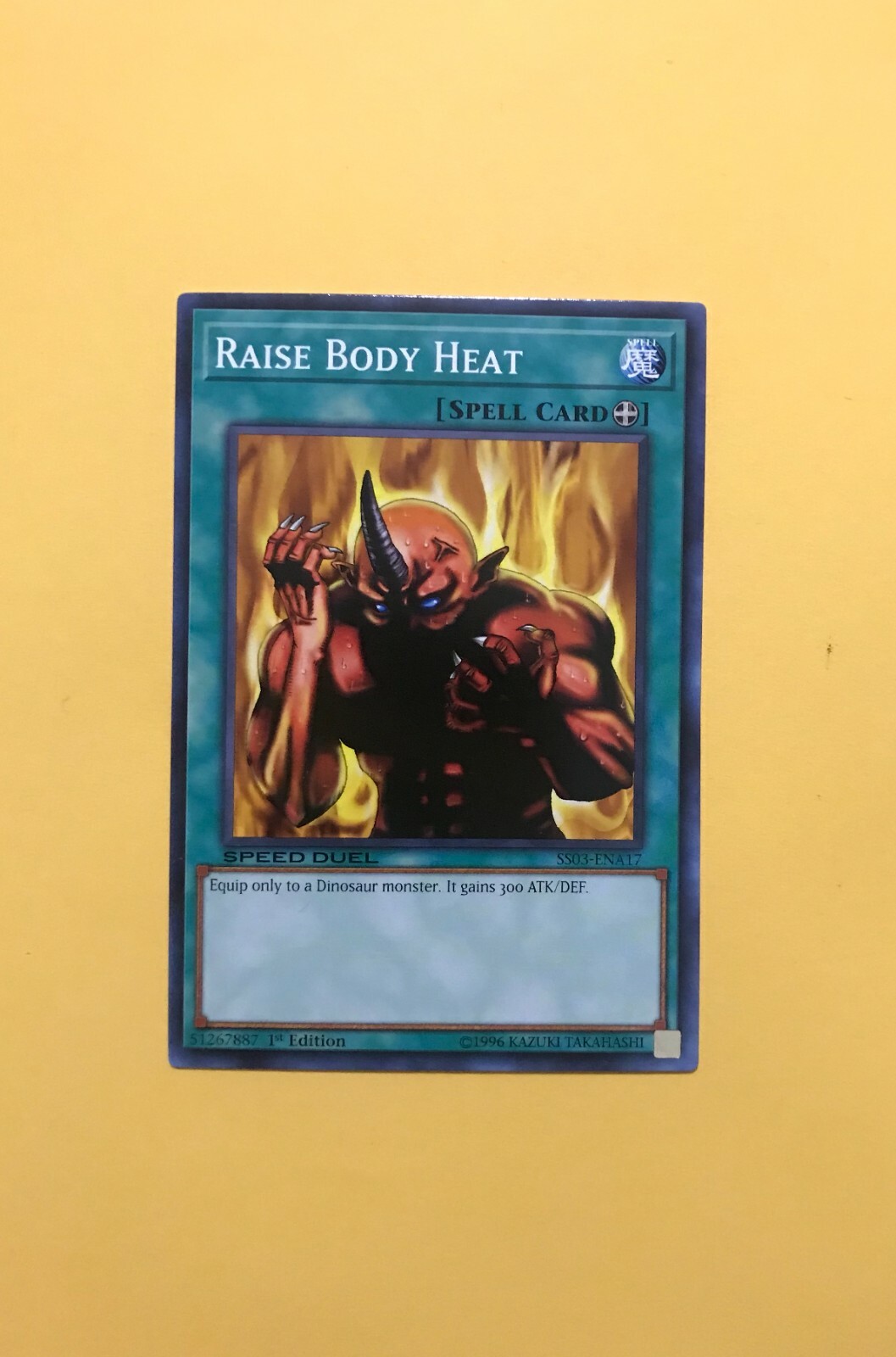 Yugioh Raise Body Heat SS03-ENA17- 1 Card | eBay