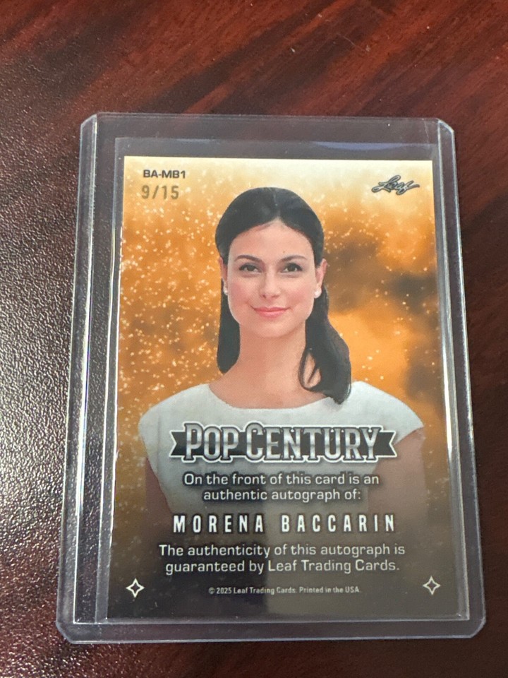 Morena Baccarin 2025 Leaf Pop Century Auto 9/15 | eBay
