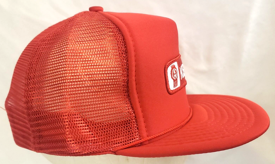 KENWORTH Vintage TRUCKER Snap Back MESH Red Foam Front CAP HAT Without ...