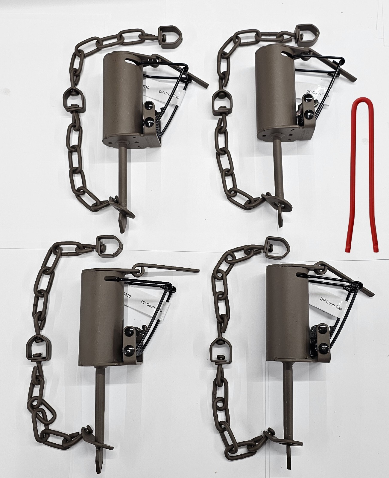 (PACK 4) Duke Dog Proof 0510 W/SETTER Coon Traps Trapping Supply ...