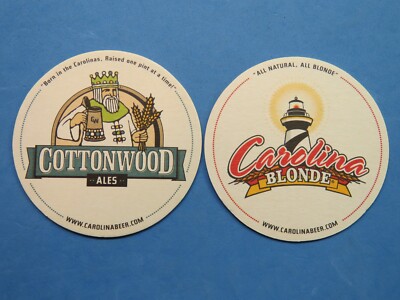 Bière dessous de Verre : Caroline & Boisson Co Cottonwood Ales Blond ...