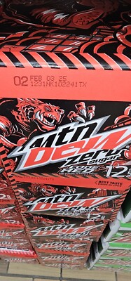 Brand New Mountain Dew Code Red Zero Sugar 12 Pack Sealed Rare* | eBay