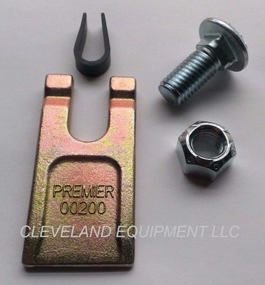 NEW AUGER WISDOM TOOTH SET Carriage Bolt Lock Nut Teeth Bit Post Hole ...