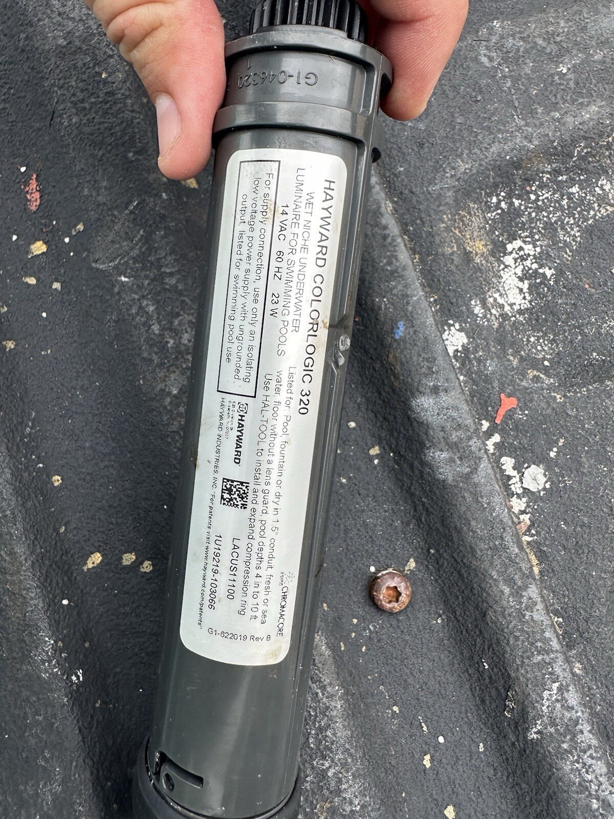 Hayward ColorLogic 320 1.5 in 12V 40’ Cord Pool Light - White ...