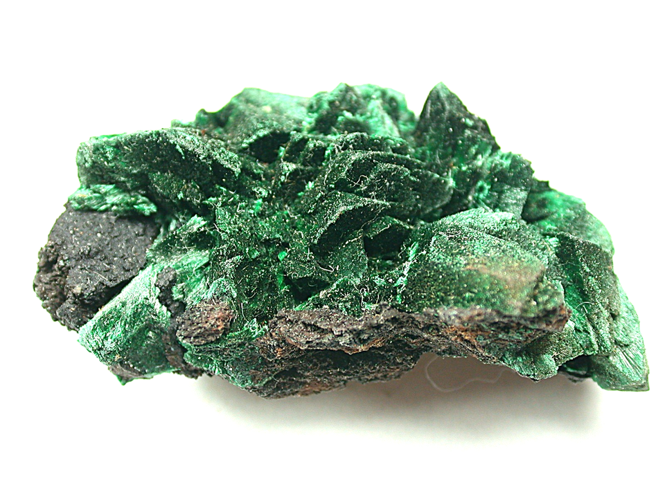 MINERALS : MALACHITE XTLS PSEUDOMORPH AFTER AZURITE, WHIM CREEK MINE ...